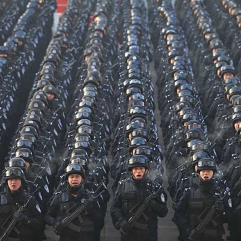 China stages another mass show of military force in restive Xinjiang ...