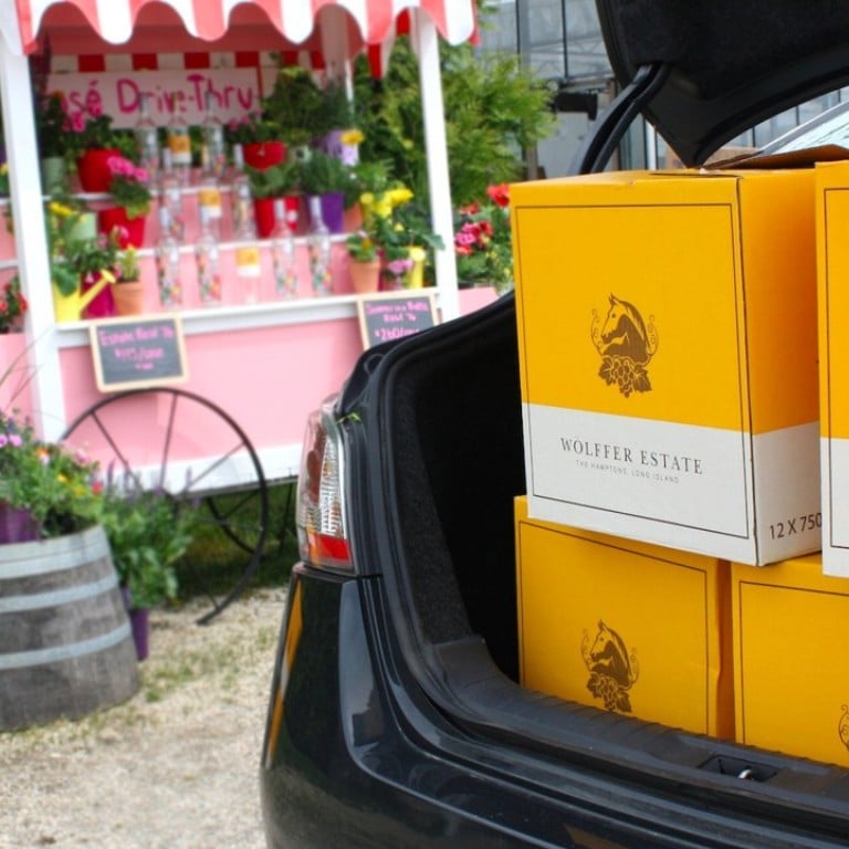 The rosé drive-through is real, if you’re in the Hamptons | South China ...