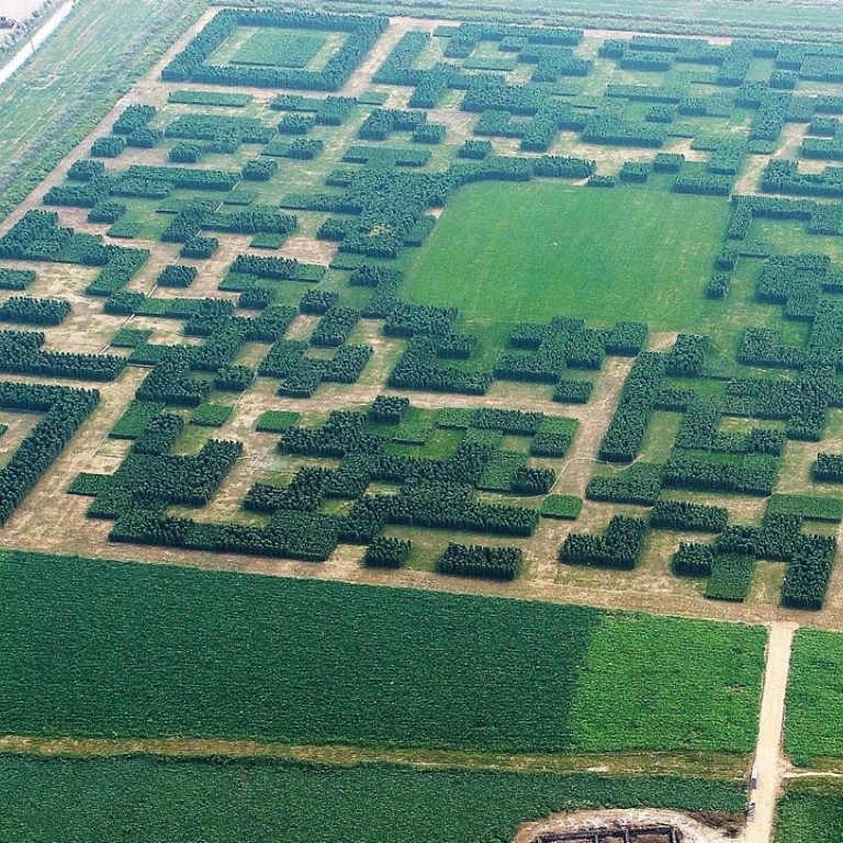 Chinese village builds giant QR code in field in effort to connect with ...