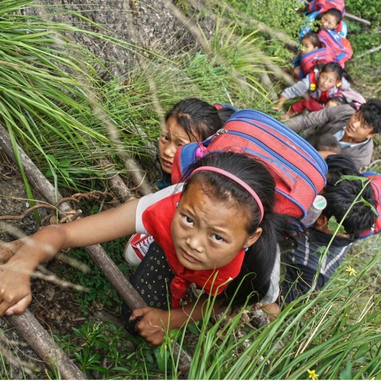 How a scary clifftop commute has breathed new life into a Chinese ...