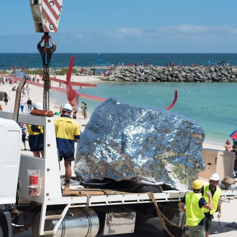 Chinese sculptor’s floating art finally rocks up at Australian festival ...