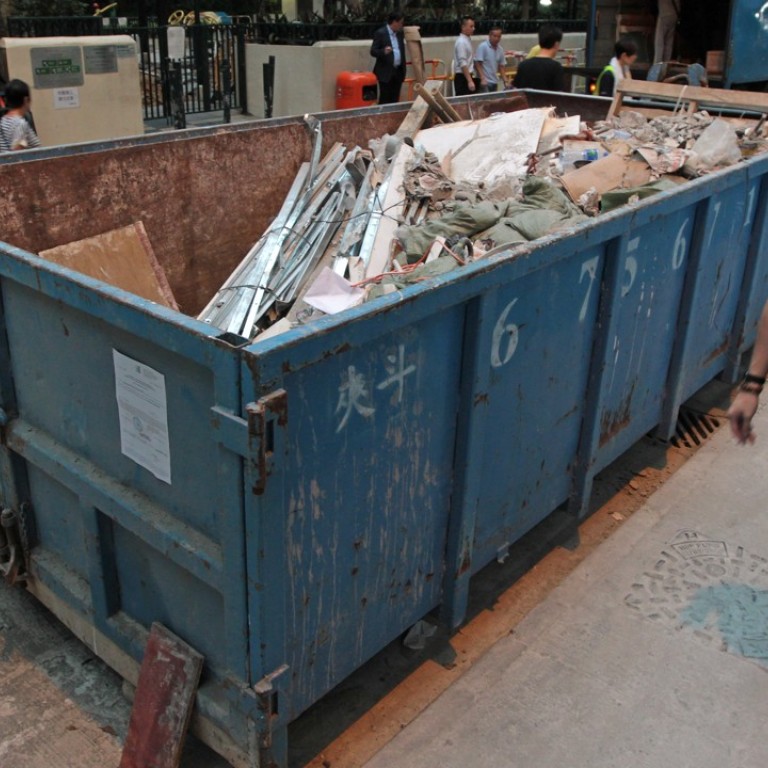 Hong Kong exported more construction waste to mainland China than it ...