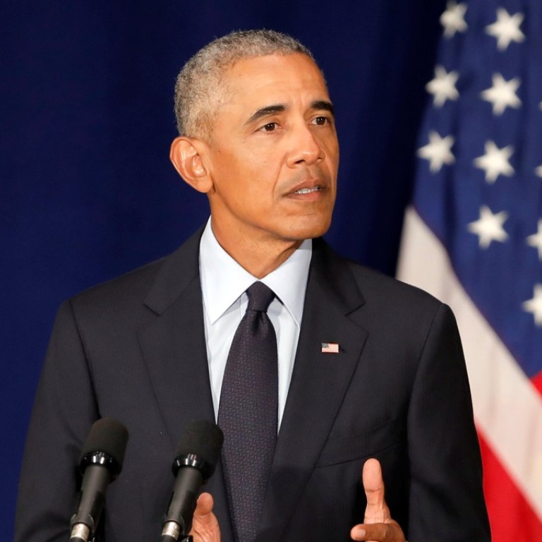 ‘I fell asleep’: Donald Trump shrugs off speech by Barack Obama ...