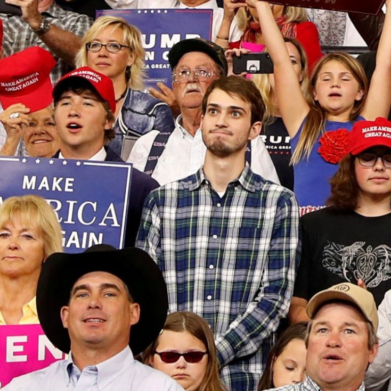 ‘Plaid Shirt Guy’ Tyler Linfesty believes he was asked to leave Donald ...