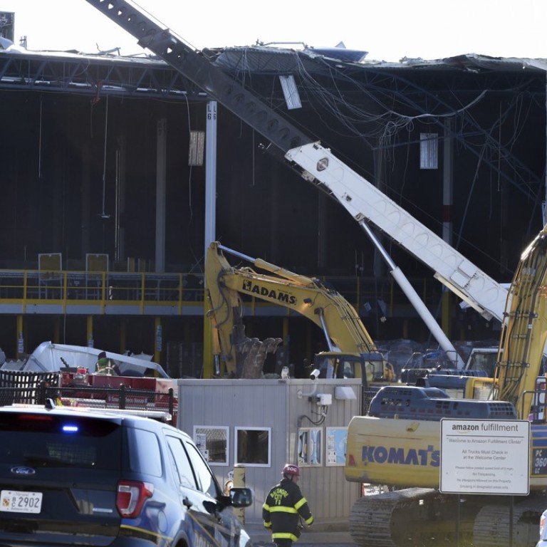 Second body found in collapsed Baltimore Amazon.com warehouse after ...