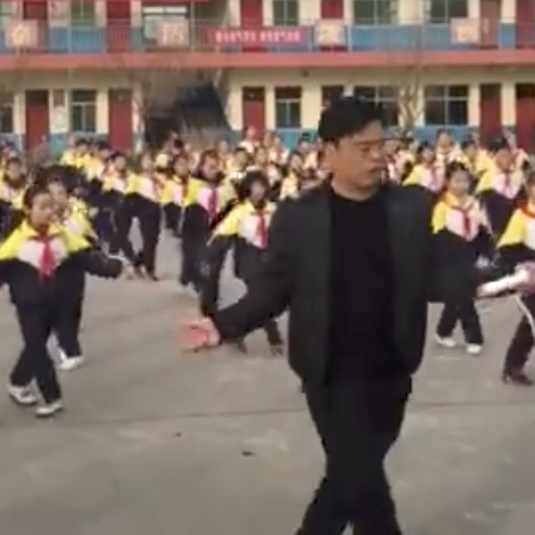 Chinese school principal breaks the rules with his bold dance move ...
