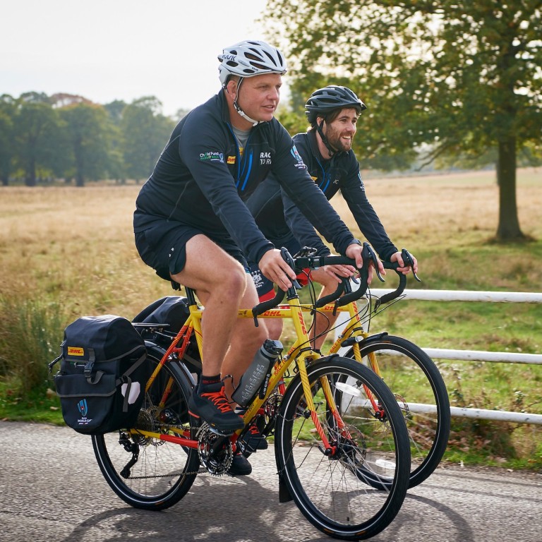 2019 Rugby World Cup: pair cycling from London to Tokyo to deliver ...