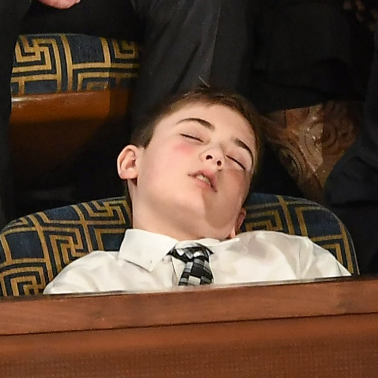 Presidential guest Joshua Trump, bullied for his surname, slept through ...