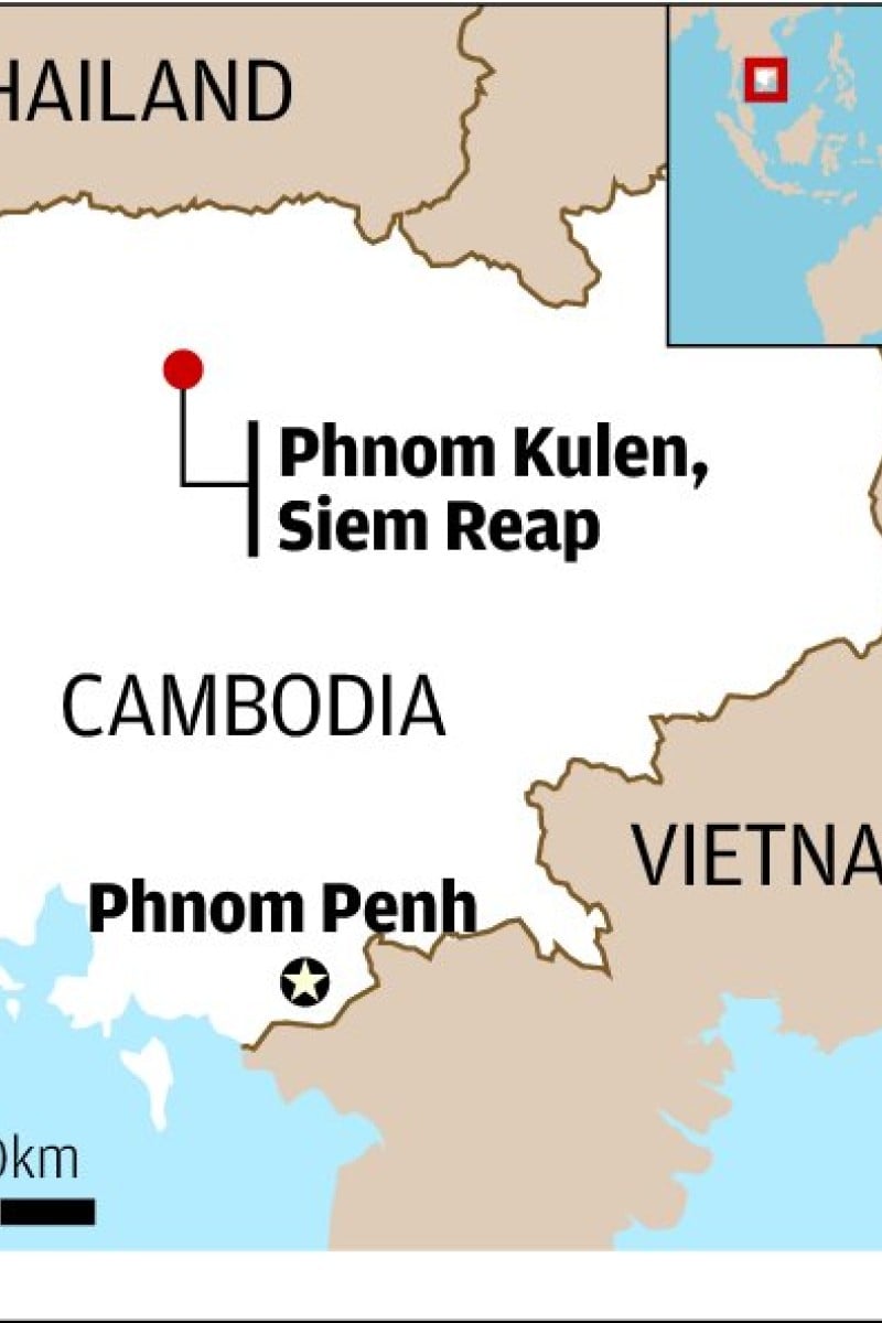 Phnom Kulen Map
