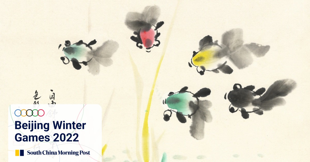Artwork by Chinese Olympians Gao Min and Ye Qiaobo featured at Beijing ...