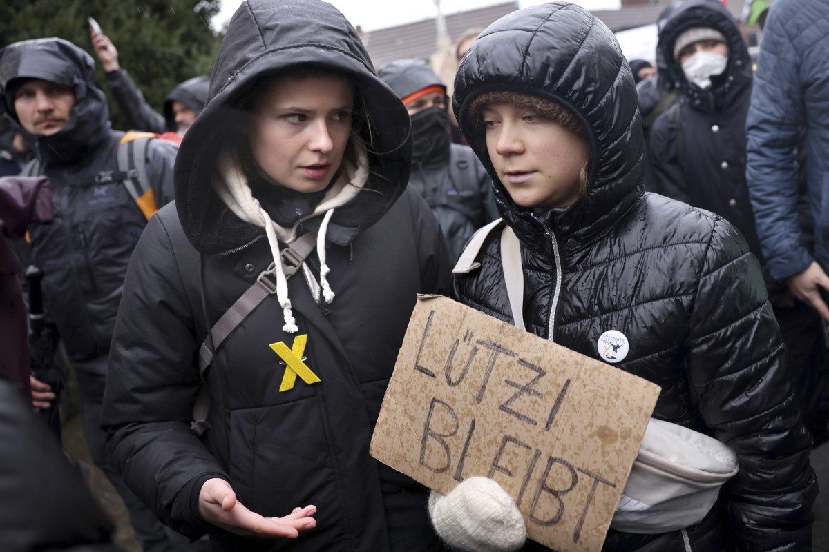 Climate activist Greta Thunberg joins anti-coal protesters to save ...