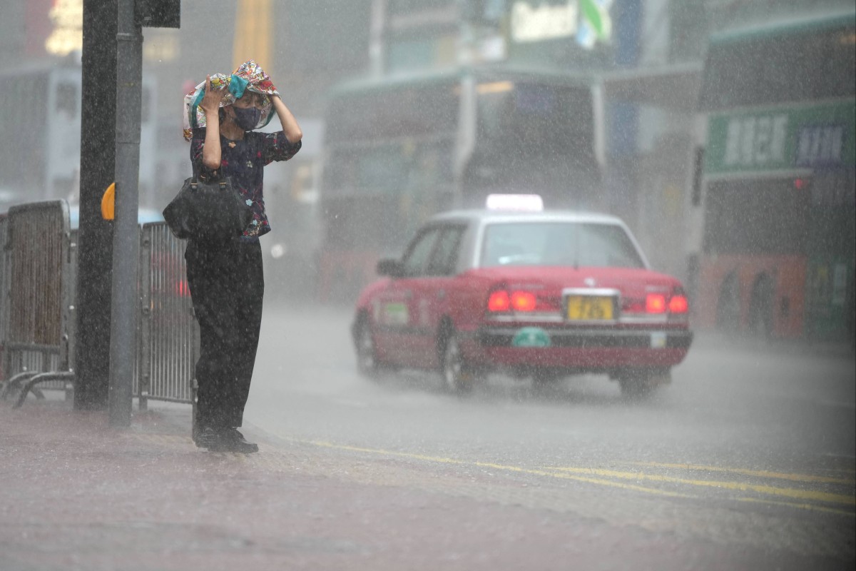 Hong Kong issues amber rain warning, says ‘widespread’ heavy showers ...