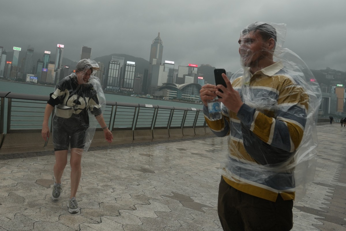 Hong Kong Observatory Downgrades Typhoon Koinu No 8 Alert To No 3 Red