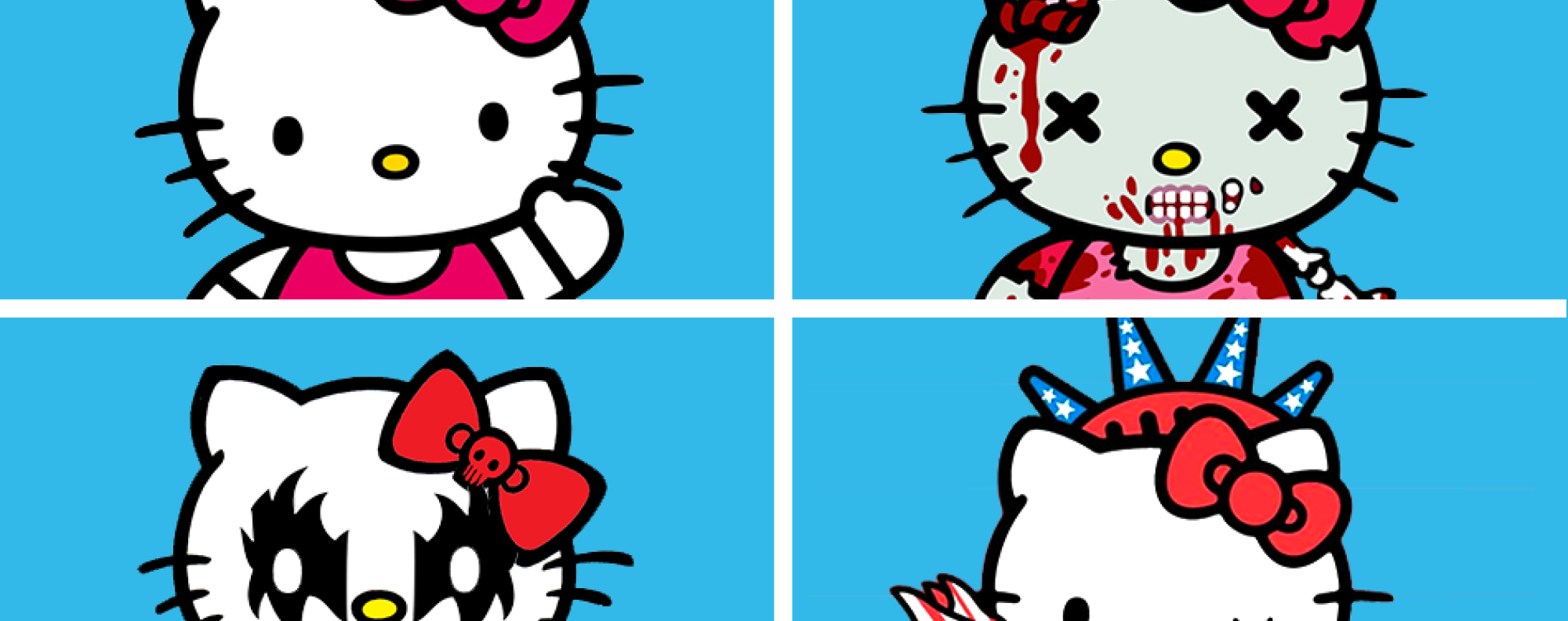 Leopard Hello Kitty Facebook Covers
