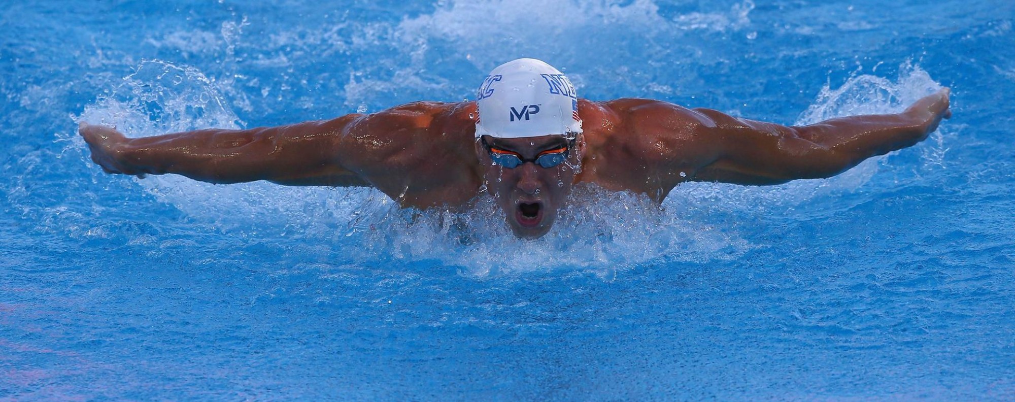 Michael Phelps Swimming Butterfly Sideways