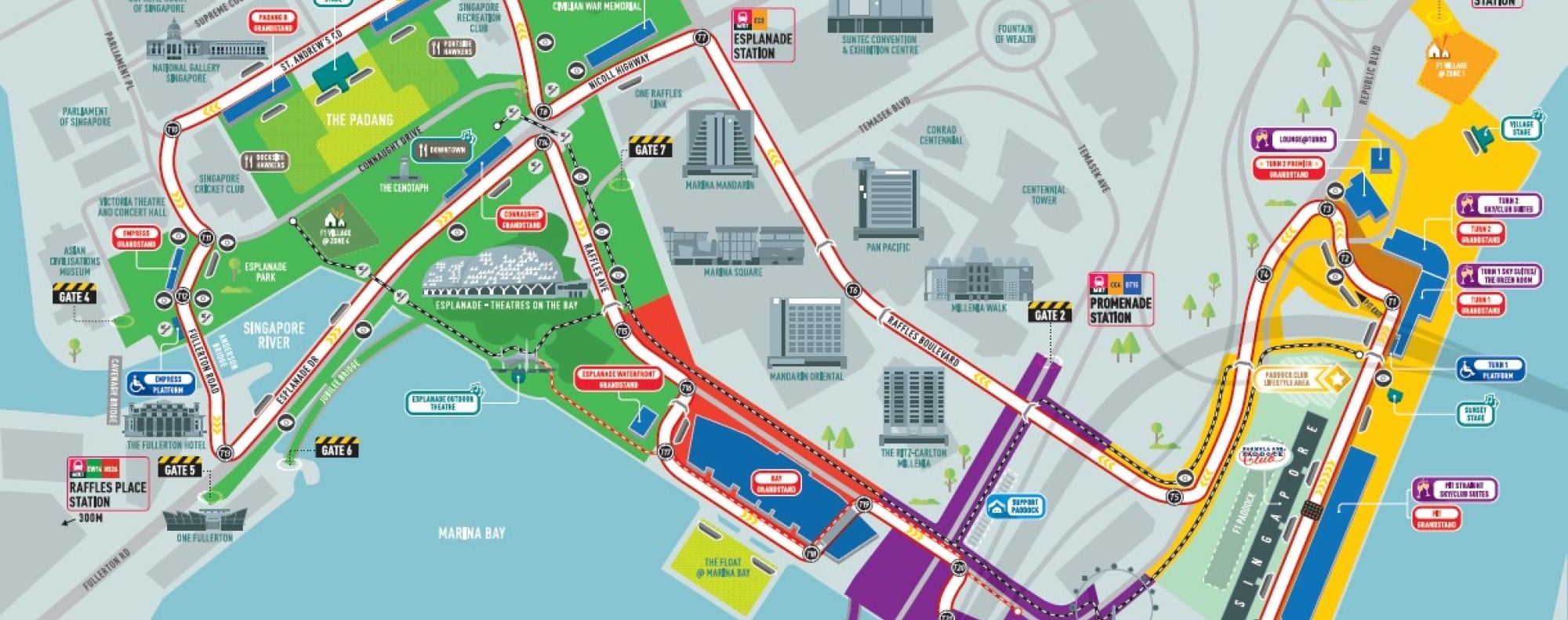 Singapore F1 Track Walk