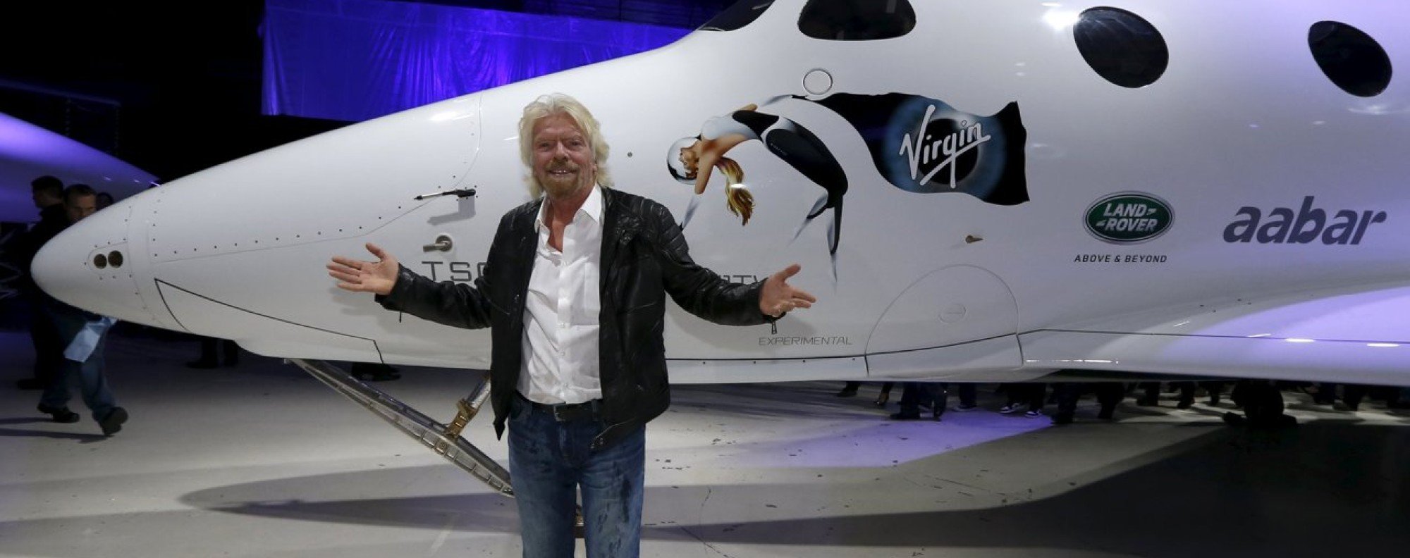 Richard Branson Space Shuttle Port