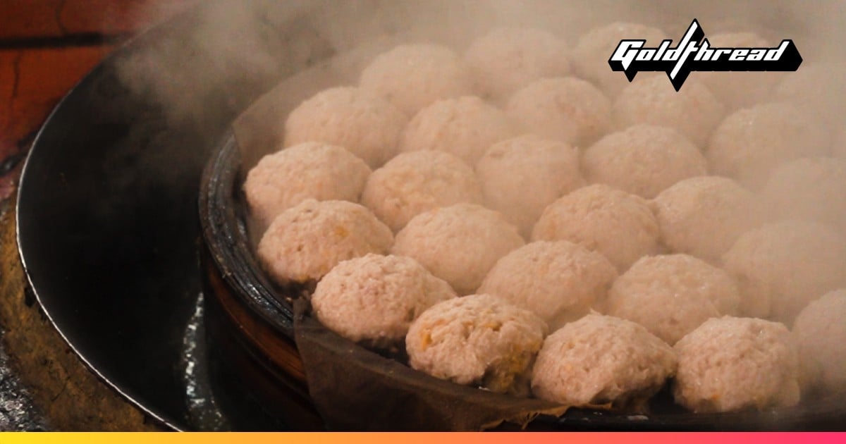 A rare Chinese bao made with taro | Goldthread