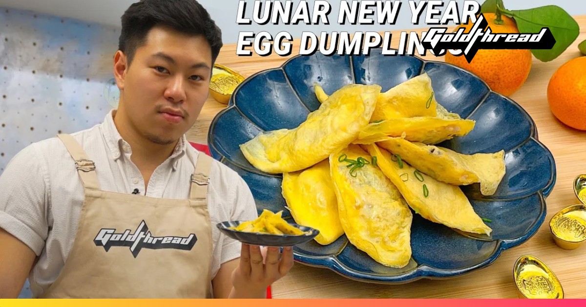 Lunar New Year Egg Dumplings | A Basic Chinese Dish X Lucas Sin ...