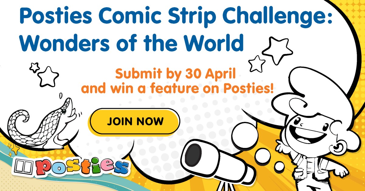 Posties Comic Strip Challenge: Wonders of the World