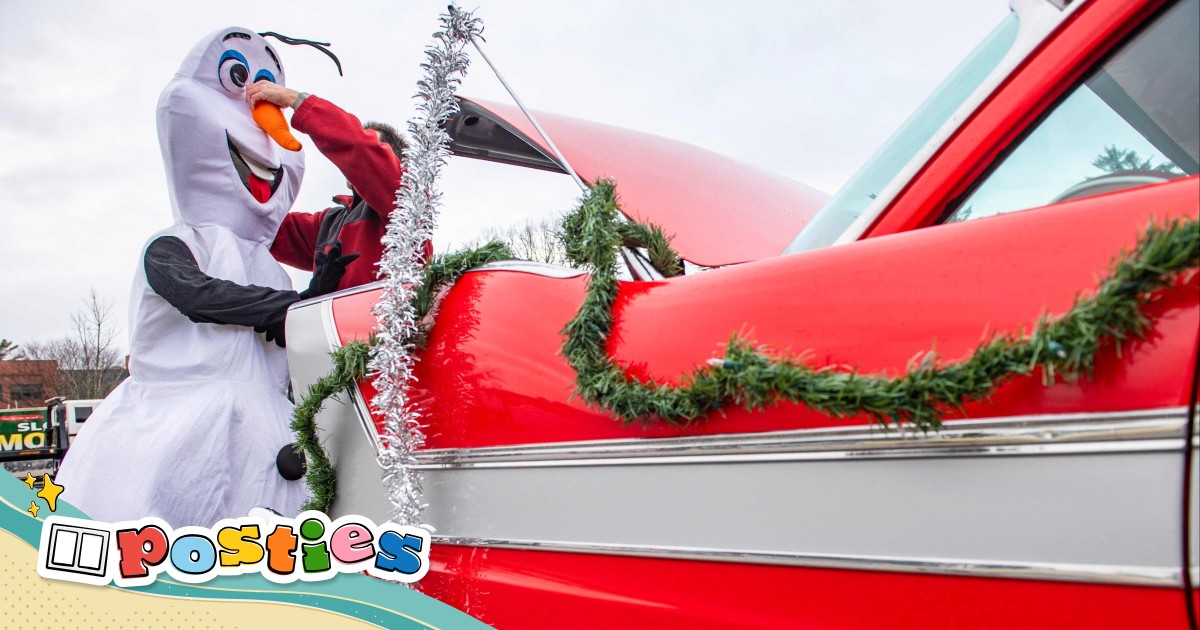 Write a funny caption for this snowman at a Christmas parade | South ...