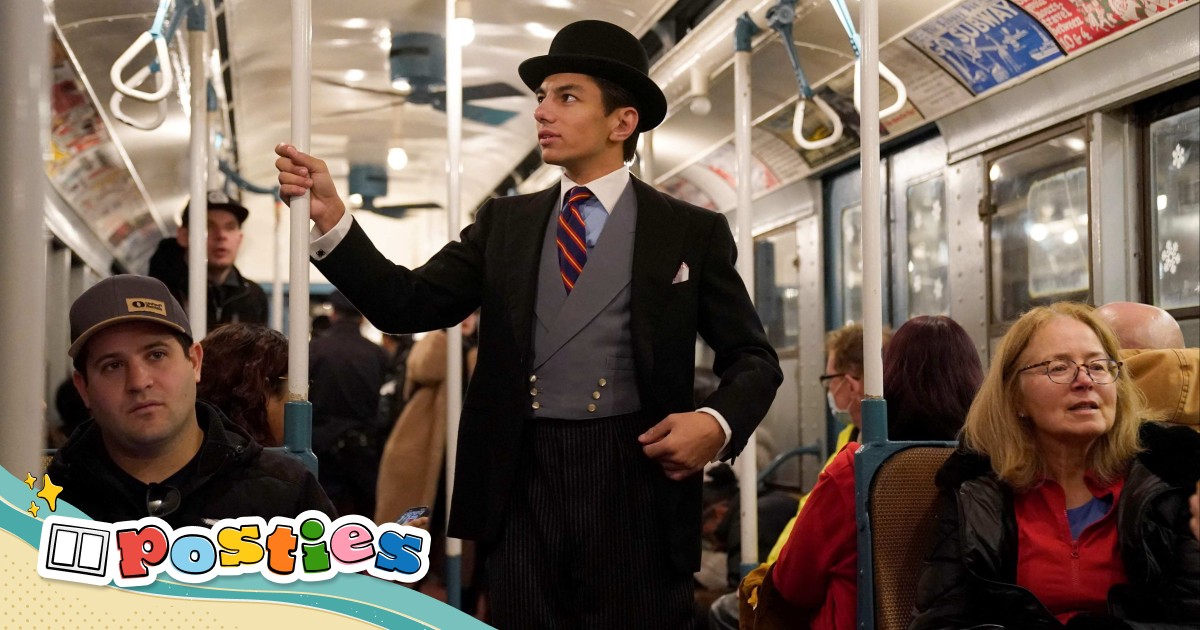 New York subway reintroduces historic carriages, delighting city ...