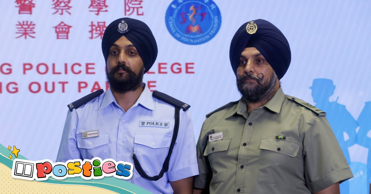 Hong Kong swears in first Sikh police officer in decades | South China ...