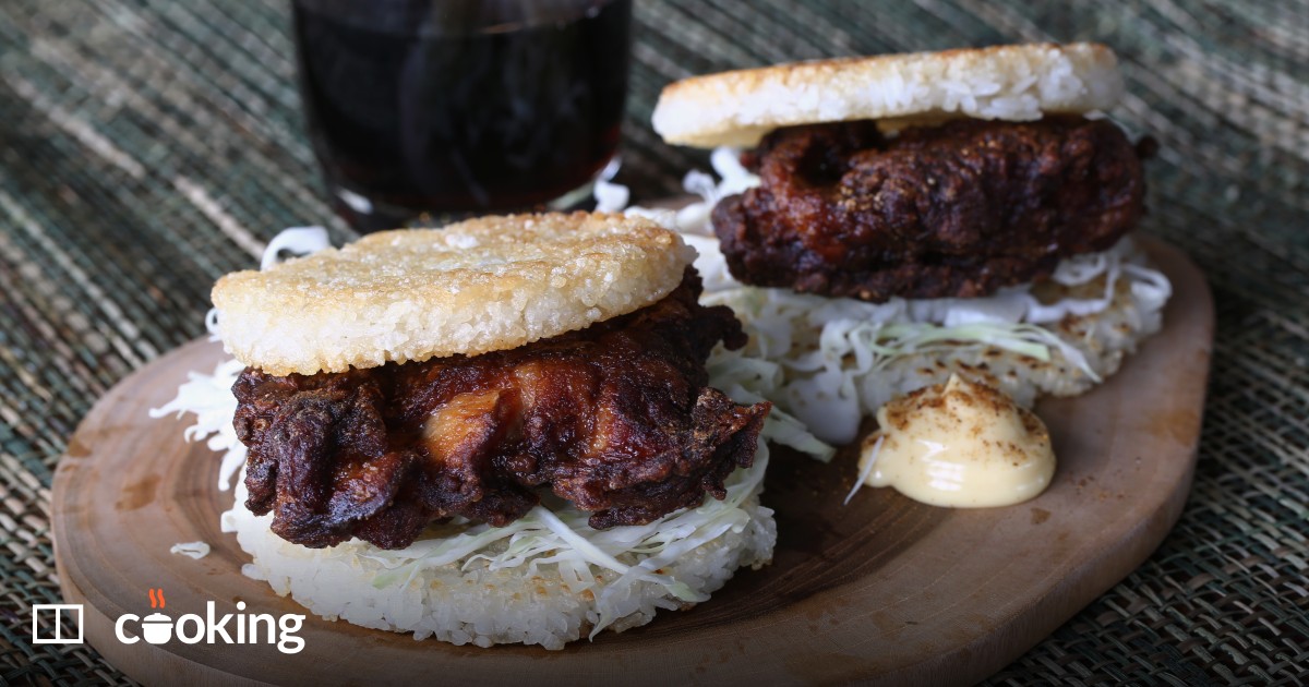 how to make korean rice burger