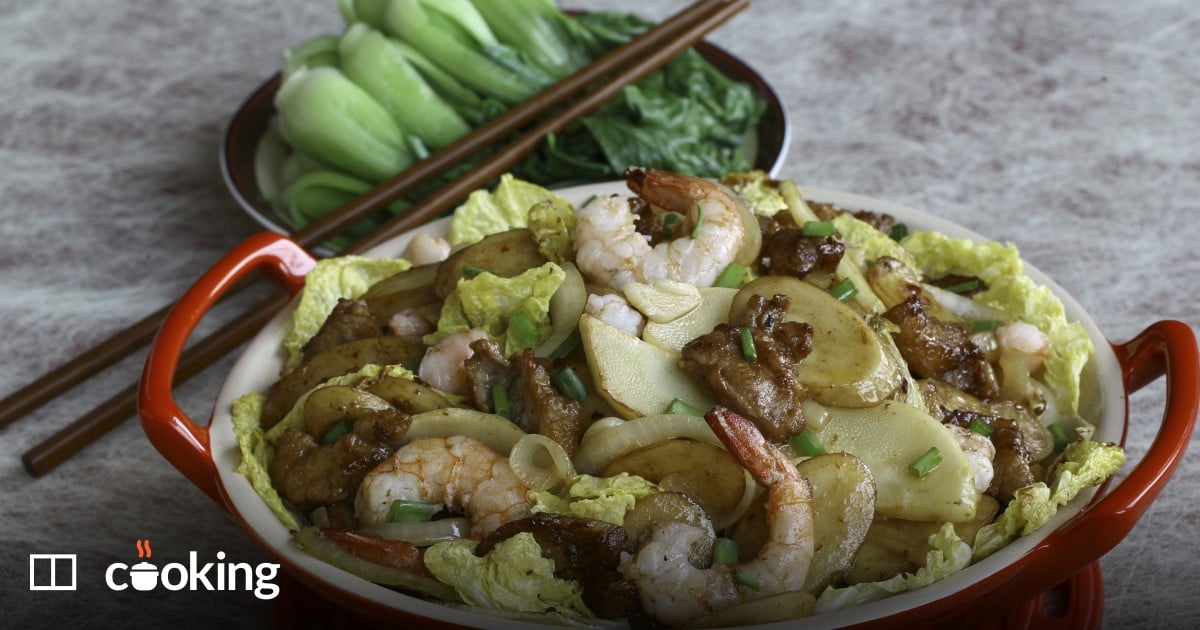 Easy Chinese rice cakes with pork belly and shrimp - recipe | SCMP Cooking