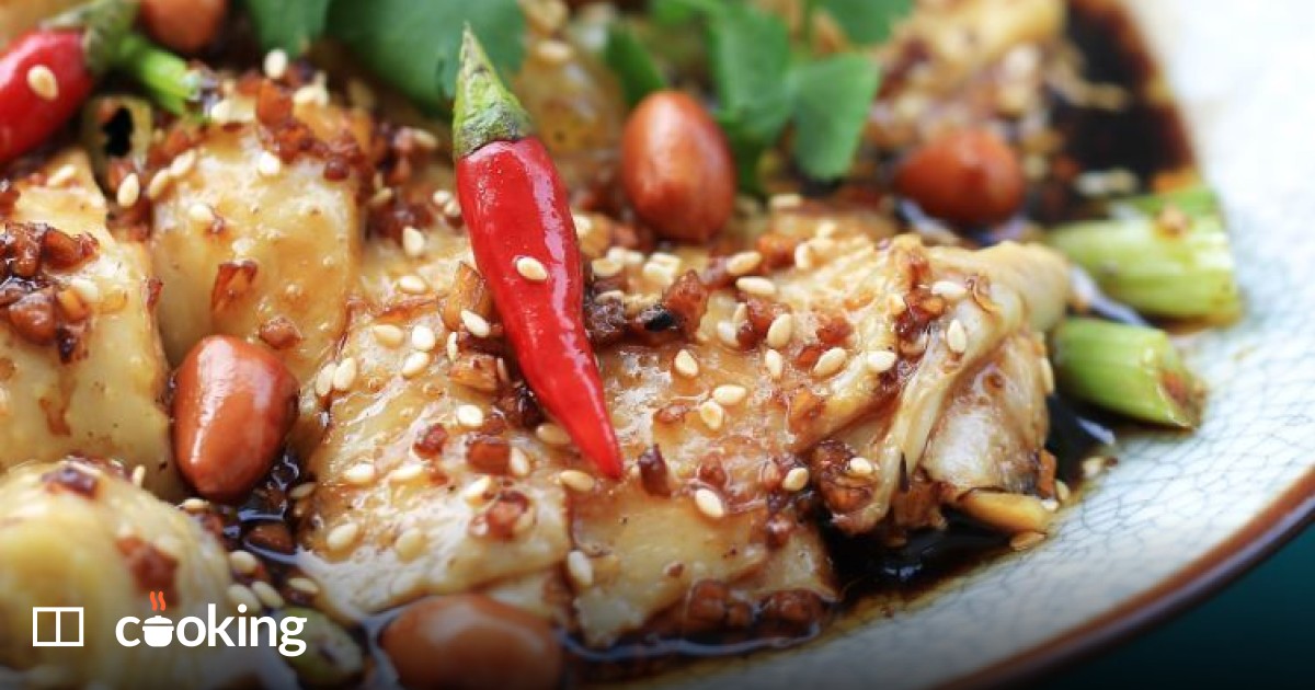 Easy spicy Sichuan poached chicken (saliva chicken) - recipe | SCMP Cooking
