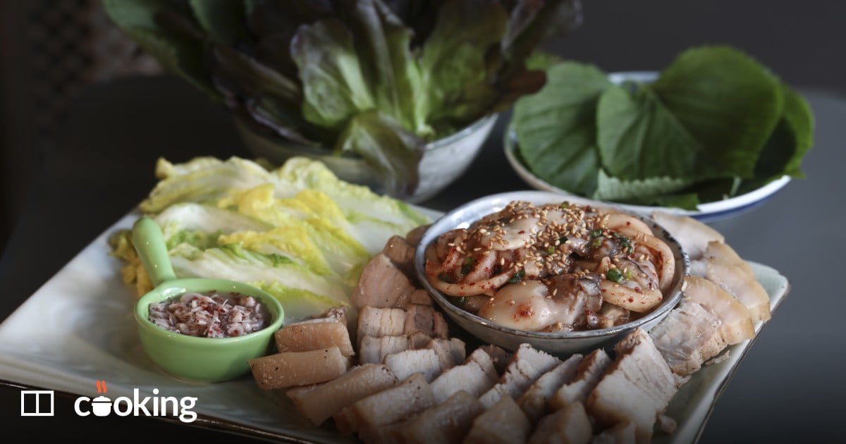Pork belly bossam with radish and oyster kimchi - recipe | SCMP Cooking