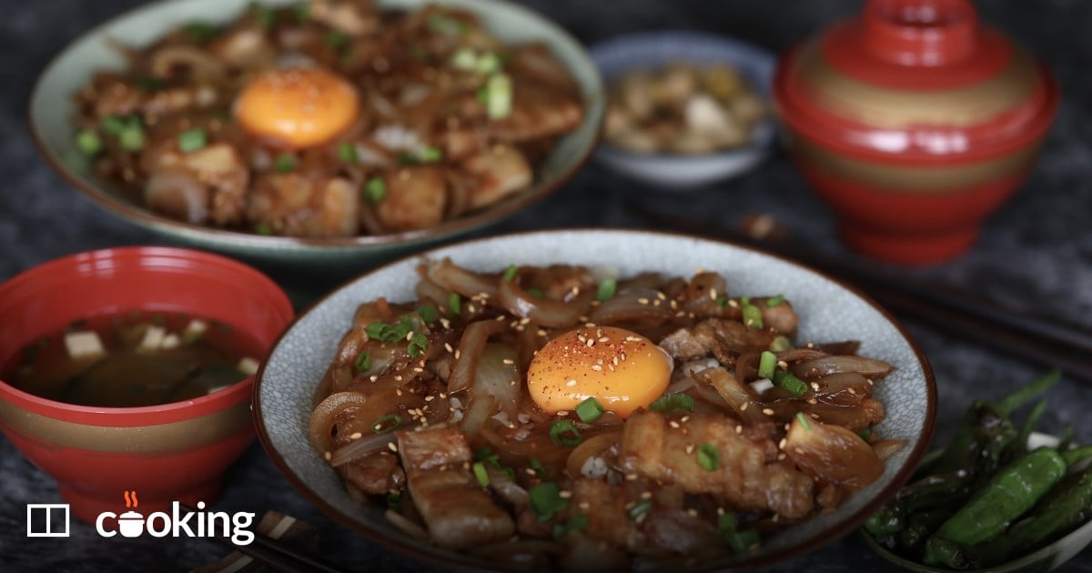 Japanese pork and rice bowl (butadon) - recipe | SCMP Cooking