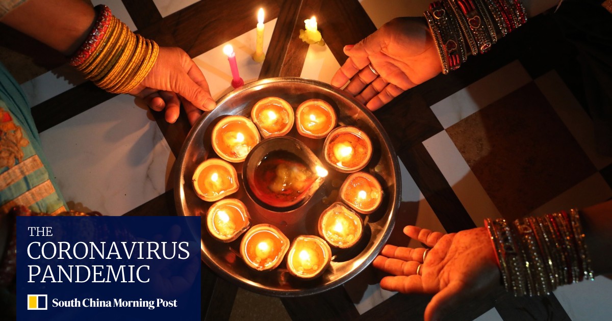 ‘Go corona go’: locked-down India lights up to mark virus fight | South ...