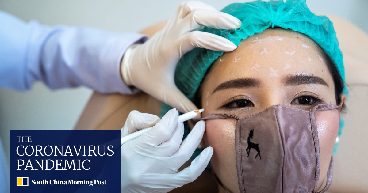 In coronavirus era, Thai beauty clinic unveils mini face mask to limit ...