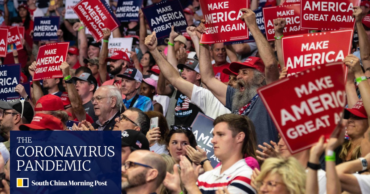 Coronavirus: masks ‘strongly encouraged’ at next Donald Trump rally ...