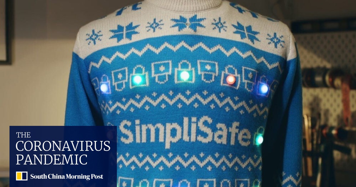 Covid-19 Christmas sweater that ensures social distancing – it flashes ...