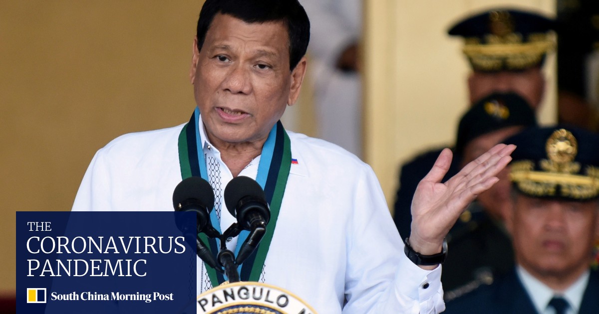 Philippine leader Rodrigo Duterte wants to get coronavirus shots in ...