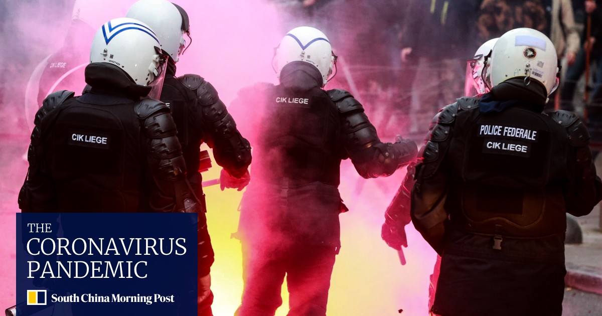 Europe sees fresh wave of protests, violence against Covid-19 ...