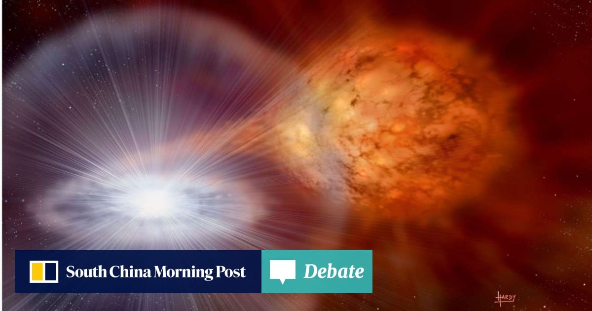 exploding white dwarf