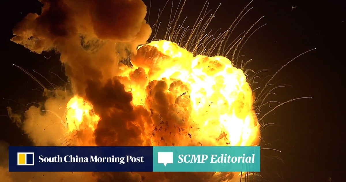 antares explosion today