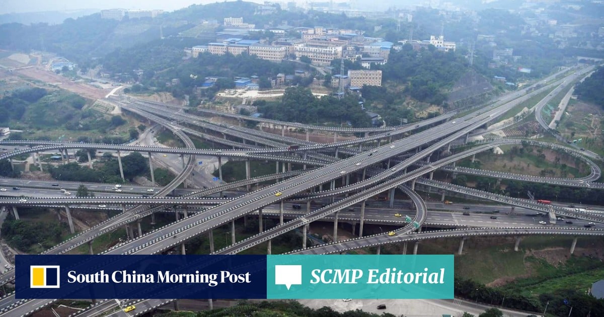 cloverleaf intersection chongqing