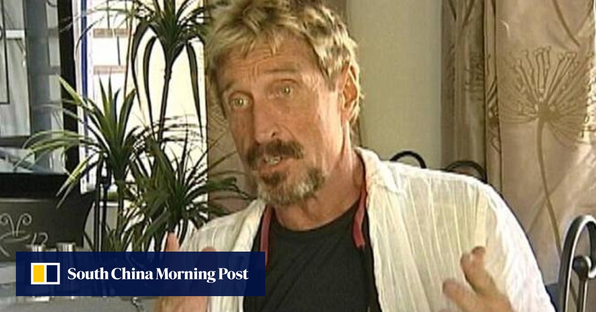 Anti-virus pioneer McAfee wanted for murder | South China Morning Post