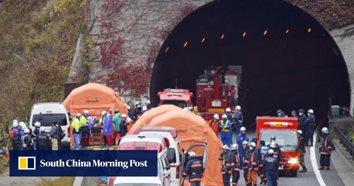 Nine dead in Japan expressway tunnel collapse | South China Morning Post