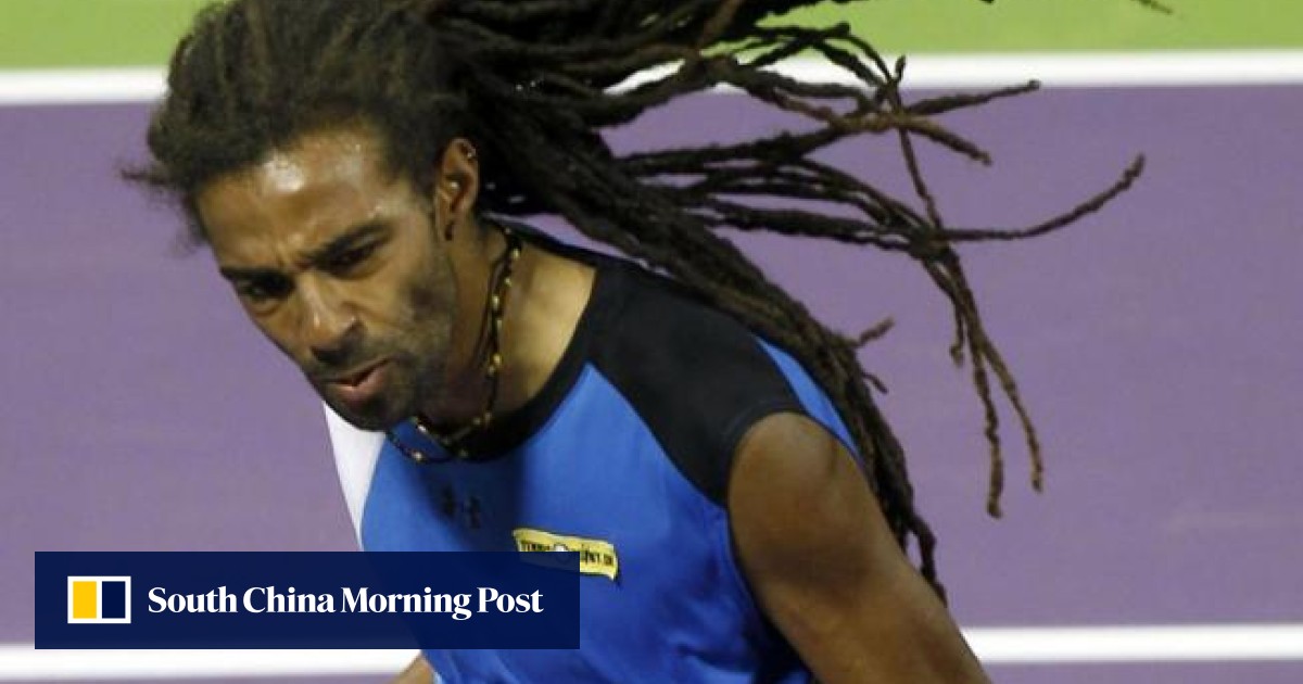 David Ferrer wins against Dustin Brown and rips court at Qatar Open ...