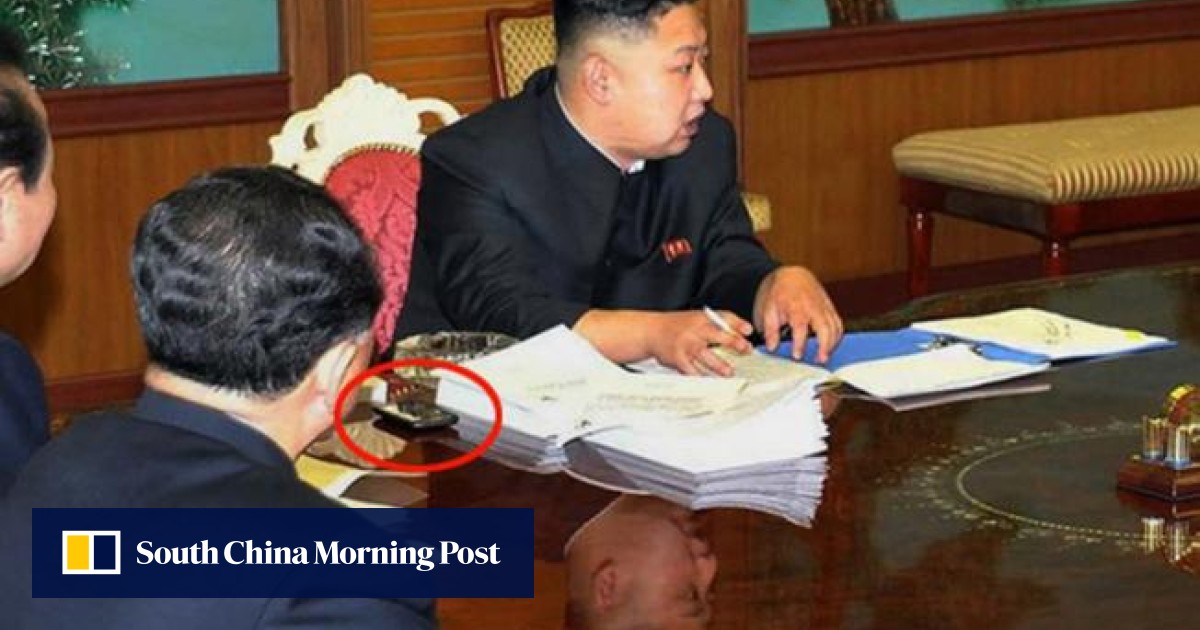 Photo of North's Kim Jong-un with smartphone spurs speculation | South ...