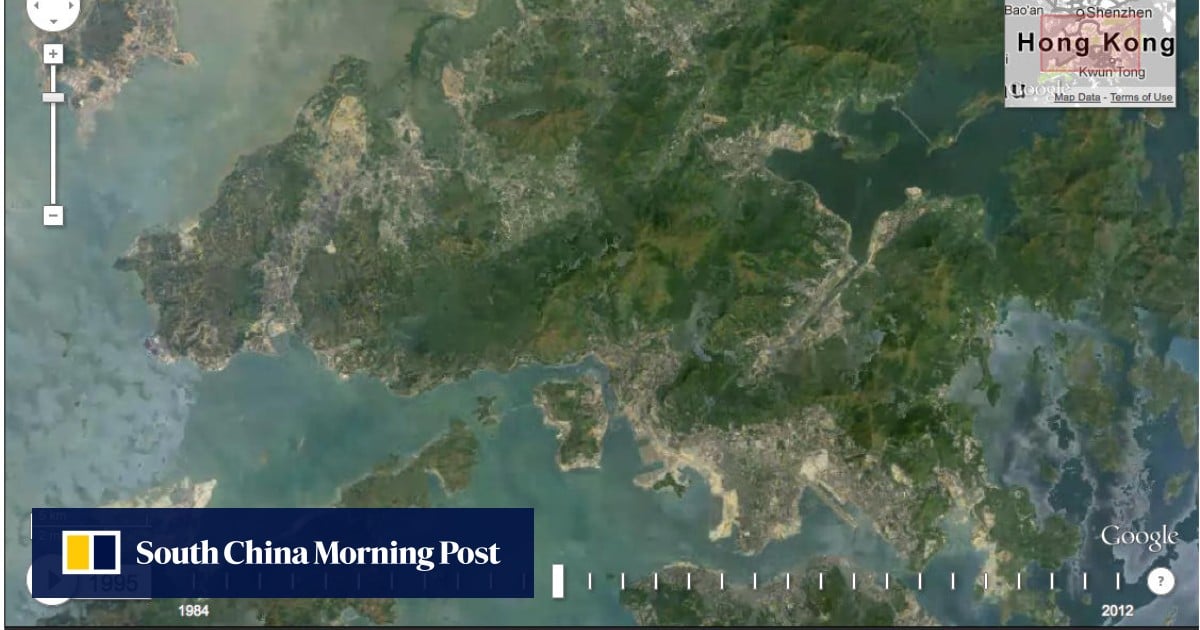 Google map shows 29 years of change | South China Morning Post