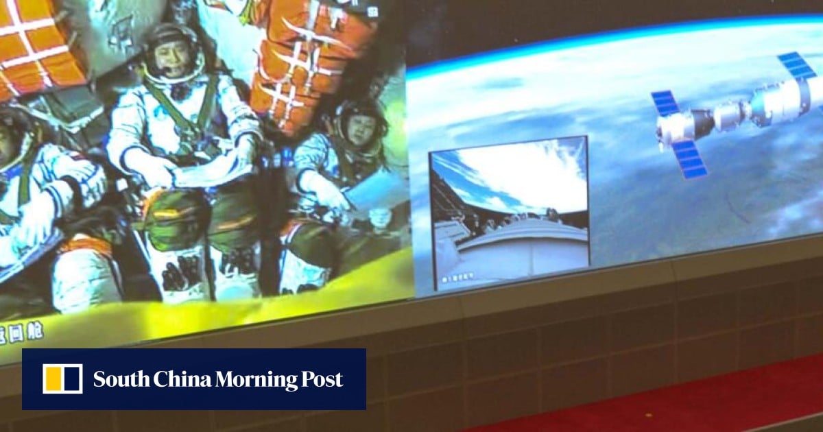 China spacecraft Shenzhou successfully docks in orbit | South China ...
