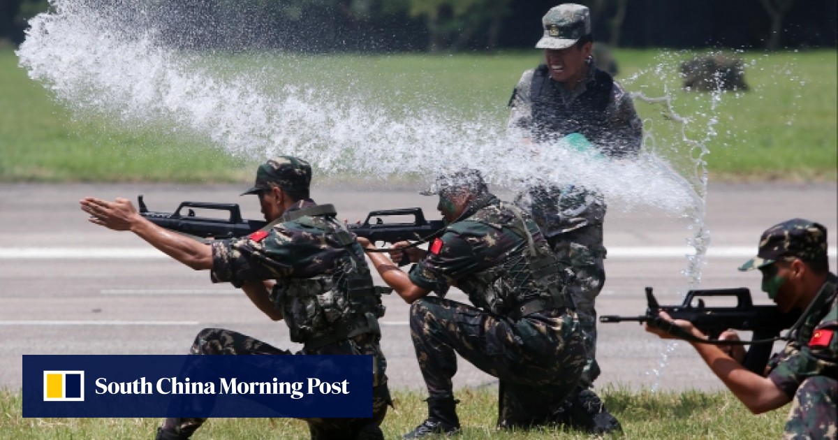 Hordes march into barracks as PLA opens the gates | South China Morning ...