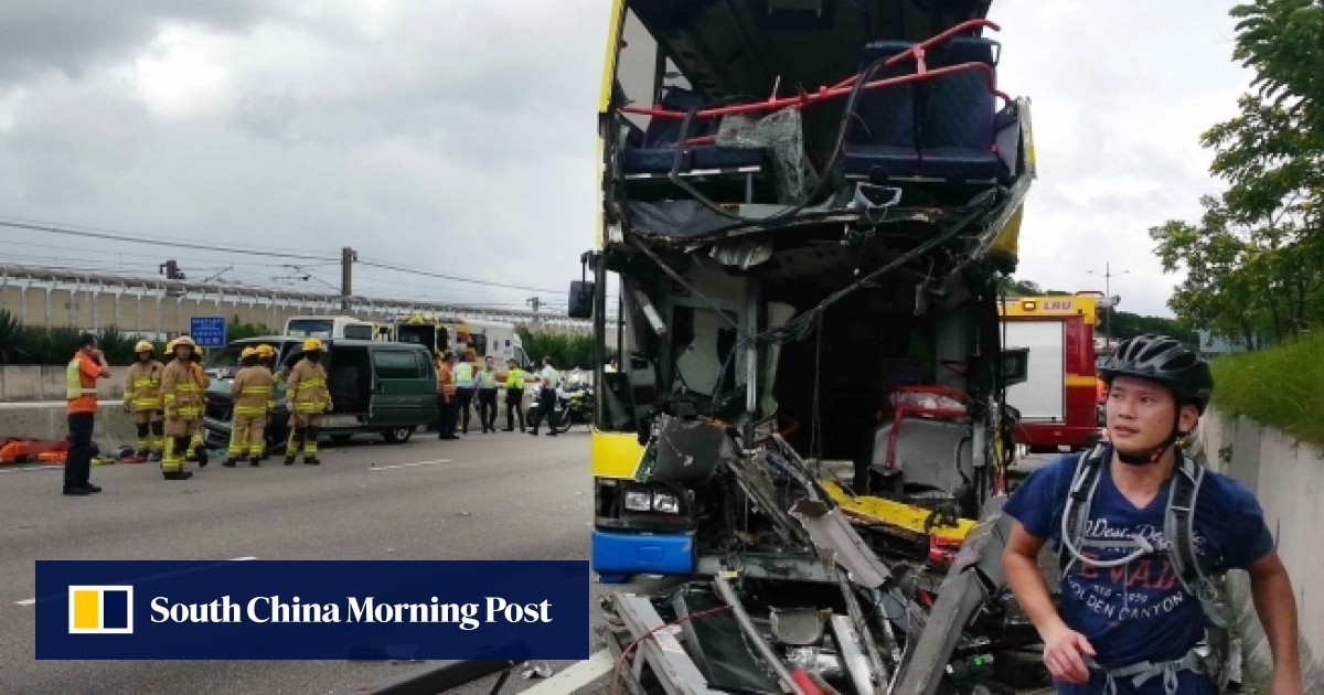 Bus driver killed, 37 injured in Lantau crash | South China Morning Post