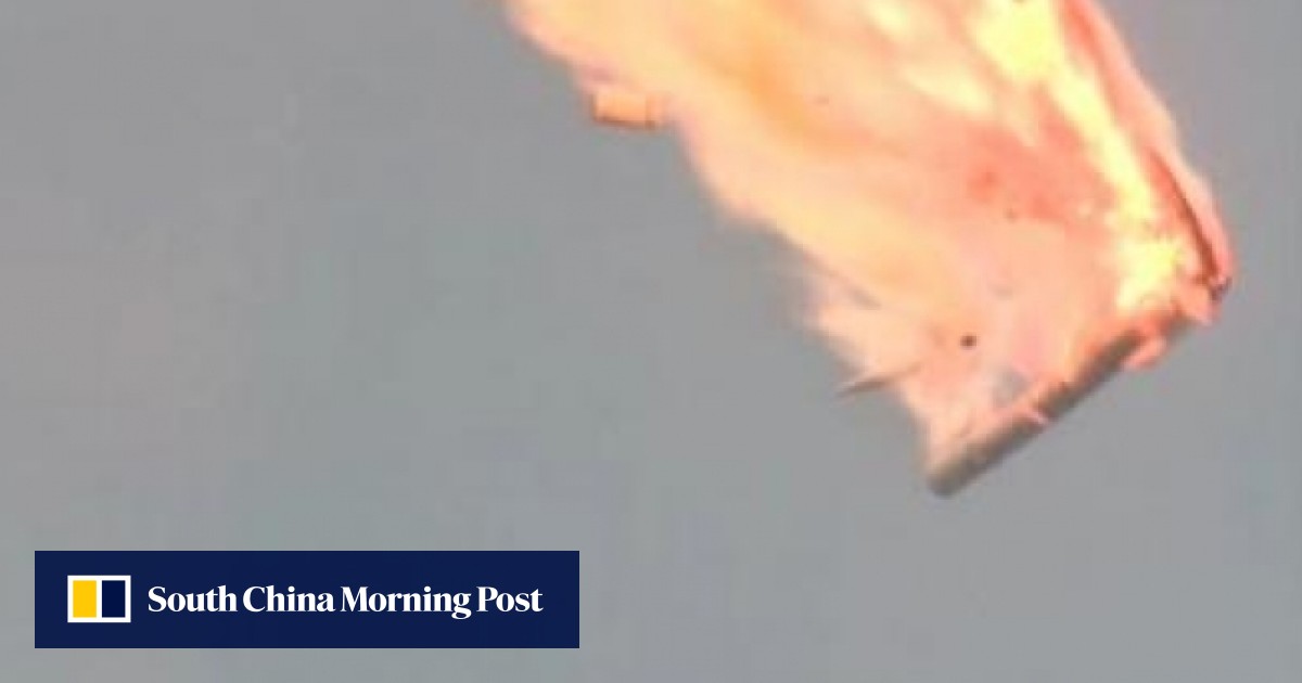 Russian rocket crashes in flames after take-off | South China Morning Post